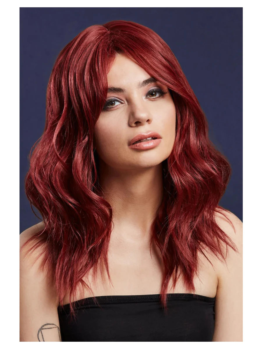 Fever Ashley Two-Toned Blend Ruby Red Wig – Midlands Fancy Dress Redditch
